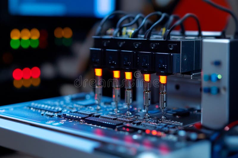 Innovative Circuit Board Assembly Process in a Modern Technology Lab at ...