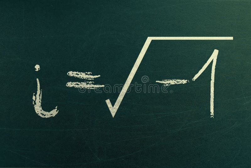 Complex Math Learning and Formula on a Chalkboard Stock Photo - Image ...