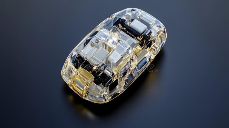 A Complex Mechanical Device S Internal Mechanics are Exposed through a ...