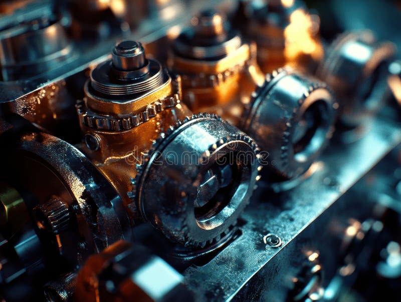 Complex Mechanism Assembly of Intricate Gears and Components in a ...