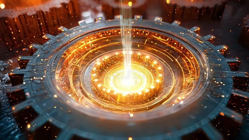 Complex Mechanism Gears Rotating Smoothly Stock Video - Video of black ...