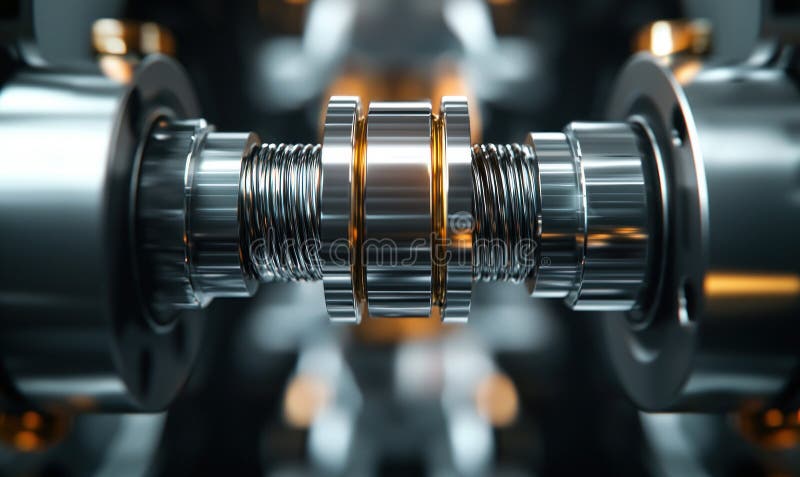 Complex Metallic Machinery stock photo. Image of manufacturing - 367819782