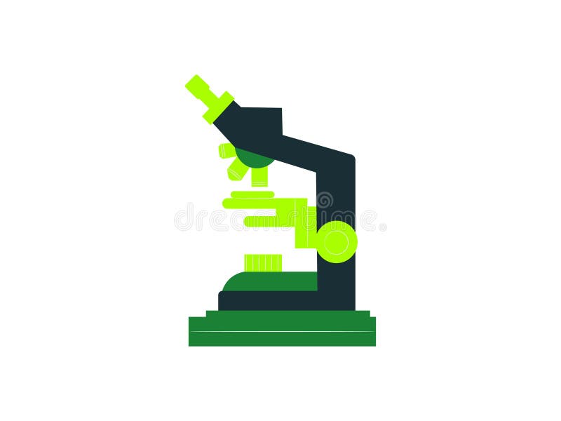 Complex Microscope Medical Science Equipment Vector Illustration Stock ...