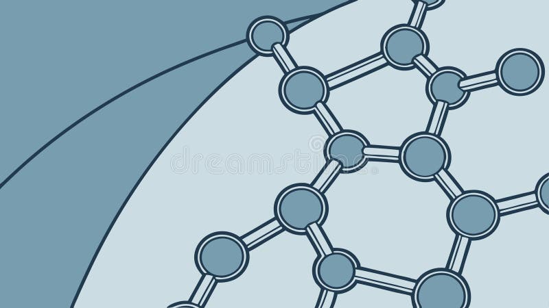 Complex Molecular Structure. Advanced Chemistry Biology, Vector Design ...