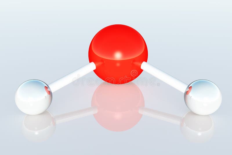 Complex Molecule Atom Structure 3D Render Stock Illustration ...