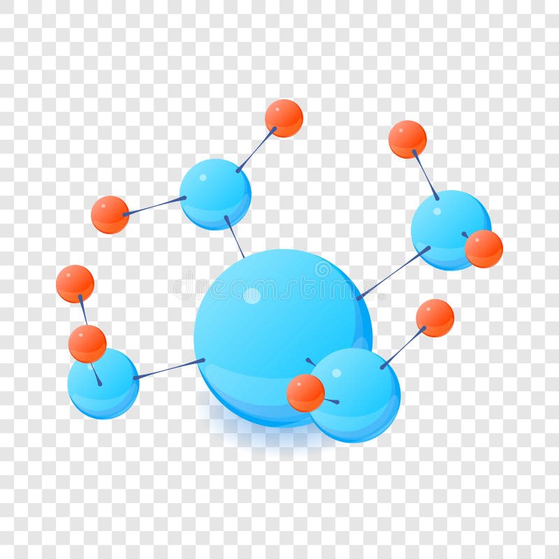 Complex Molecule Icon, Outline Style Stock Vector - Illustration of ...