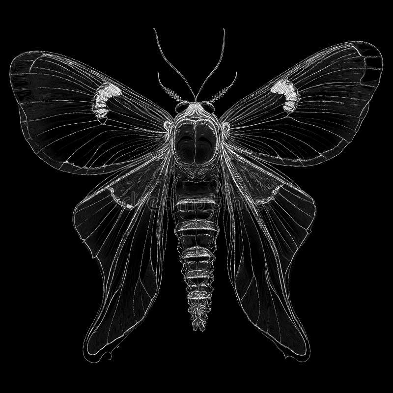 Complex nature stippling stock illustration. Illustration of nature ...