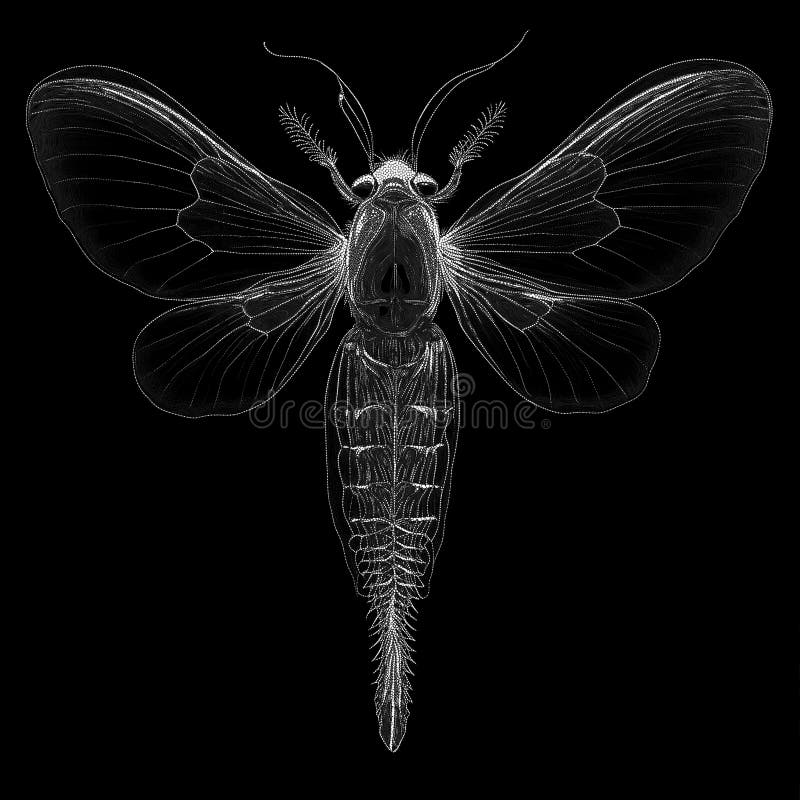 Complex nature stippling stock illustration. Illustration of calculated ...