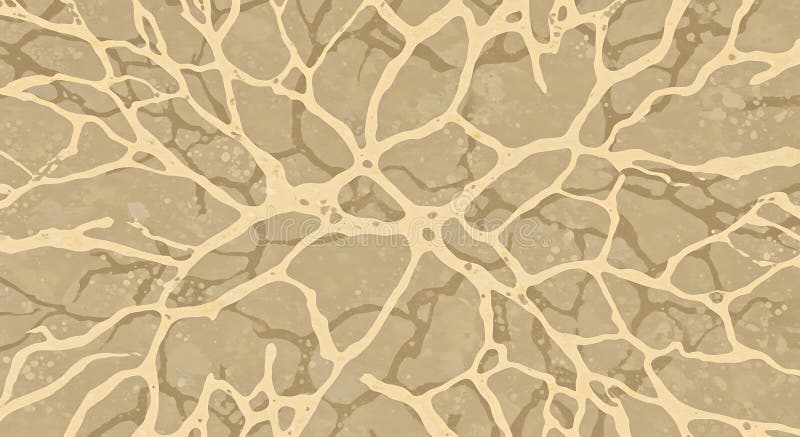 A Complex Network of Beige, Vein-like Patterns Sprawls Across a ...