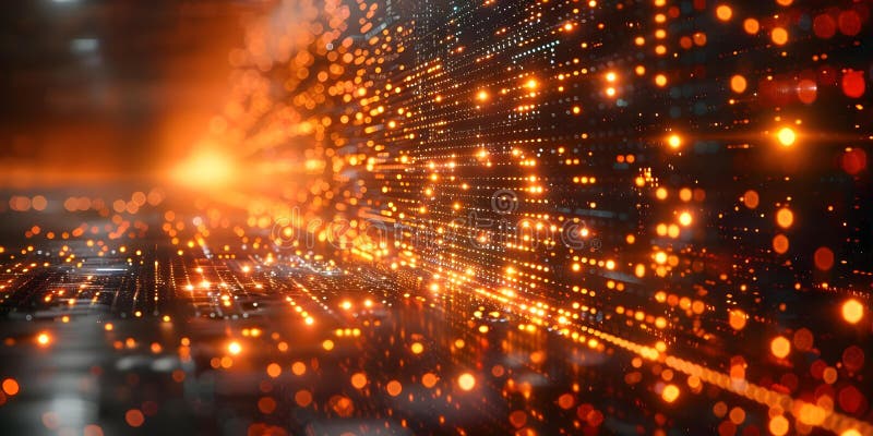 A Complex Network of Computer Technologies and Data Processing in a Futuristic Setting. Concept ...