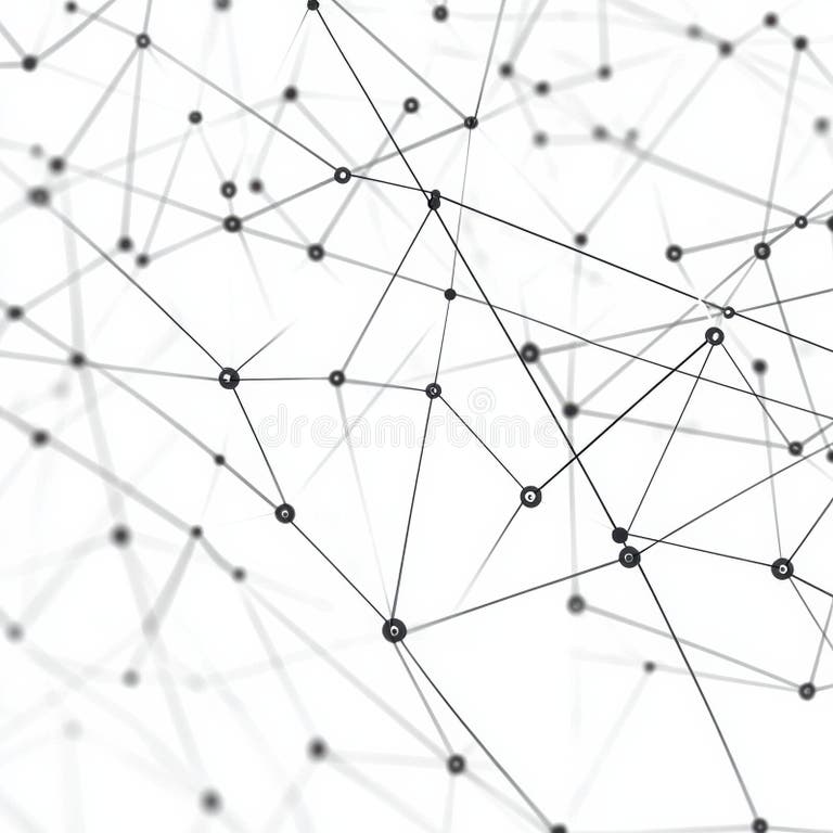 Complex Network Connections Demonstrating Data Flow and Interaction in ...