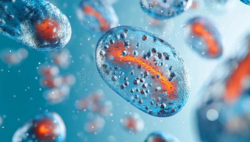 A Complex Network Contains Rod-shaped Bacteria Visible Under a ...