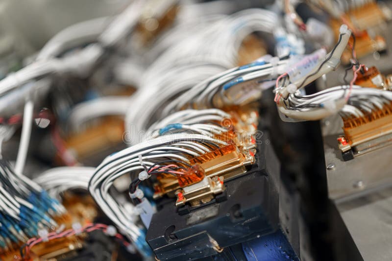 Complex Network of Electronic Components with Intricate Wiring in a ...