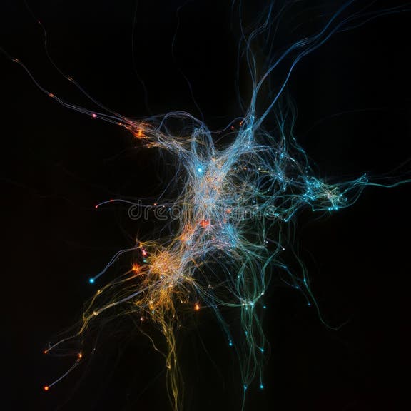 Complex Network of Glowing Neural Connections in Deep Space ...