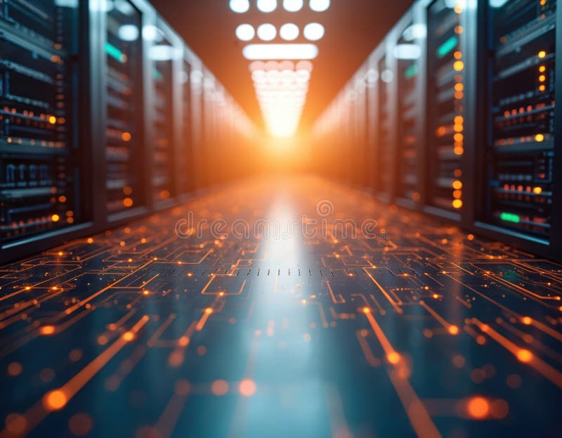 Complex Network of Interconnected Database Servers, Data Storage ...