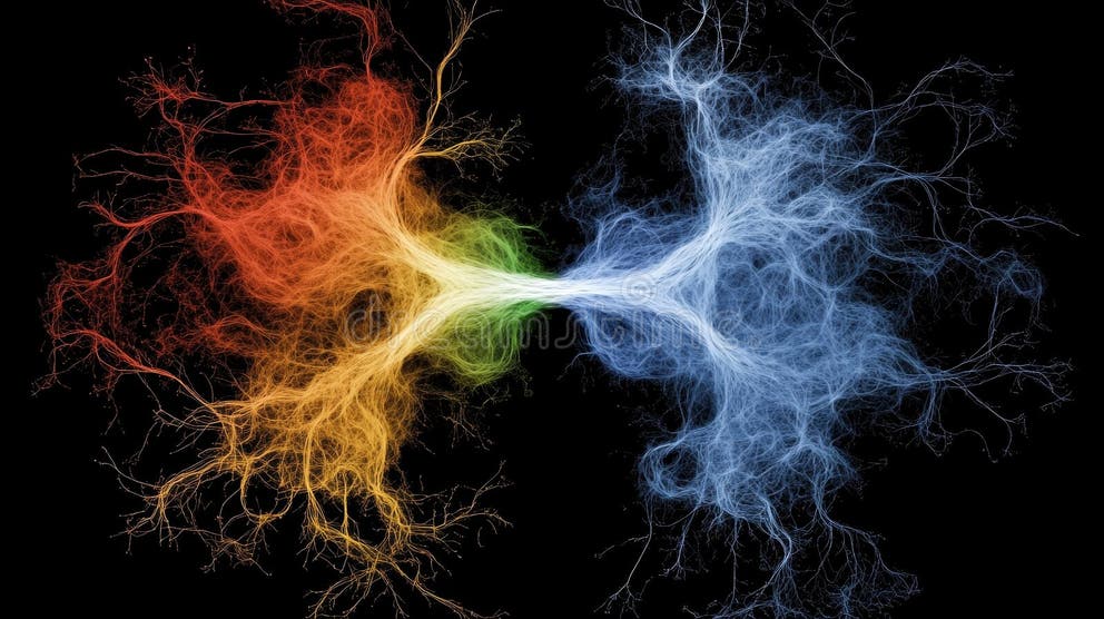 A Complex Network of Interconnected Lines and Shapes, Resembling a Web ...