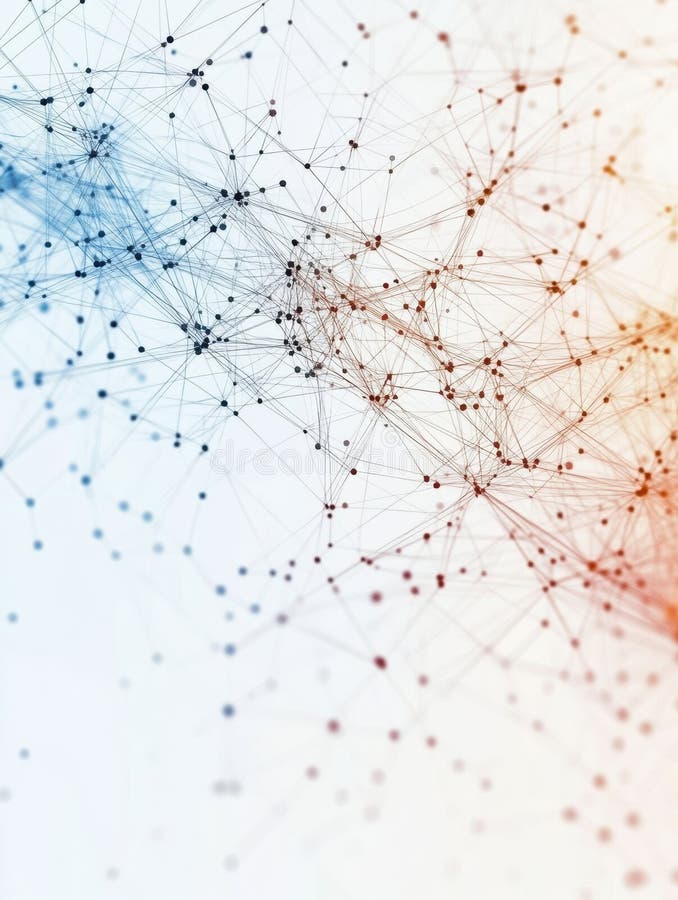 Abstract Representation Of Data Connections Showing Network Patterns And Intricate Designs In