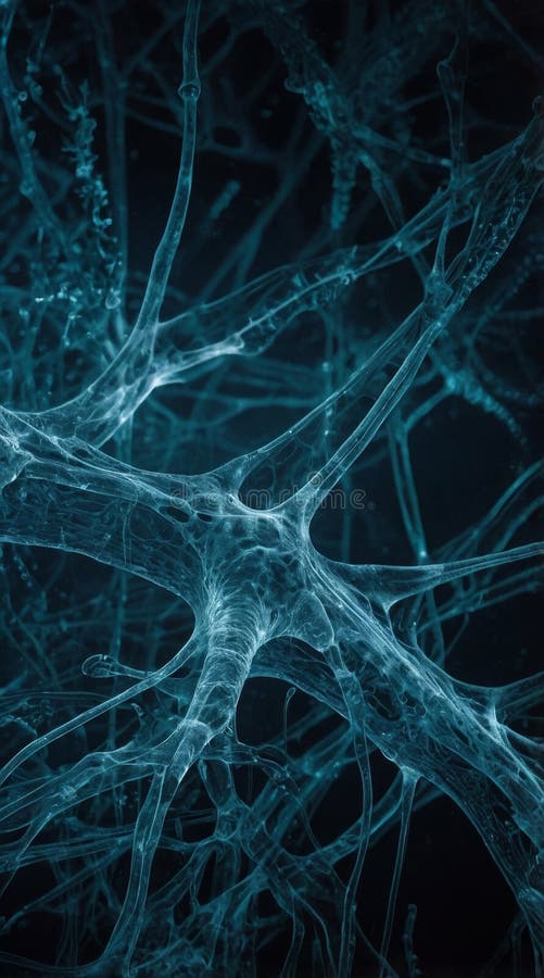 Futuristic Liquid Mercury Ocean Neural Networks Data Whales Floating Libraries Stock Photos ...