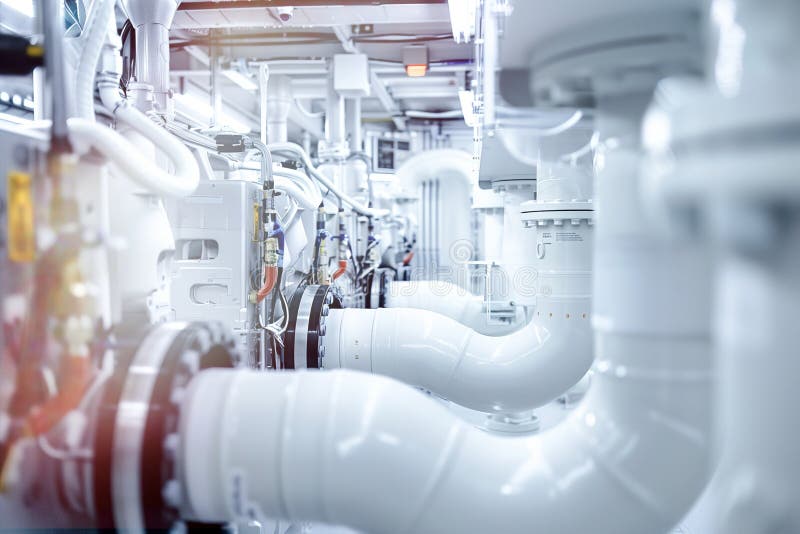 Hydrogen Compressor Intake System Stock Illustration - Illustration of ...