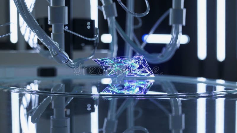 Complex Network of Wires and Circuits Illuminating a Transparent ...