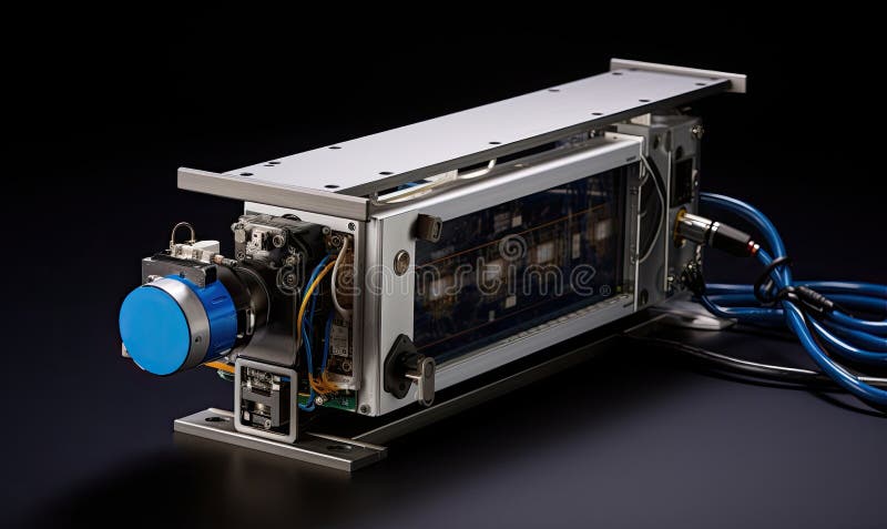 A Complex Network of Wires and Connections Stock Illustration ...