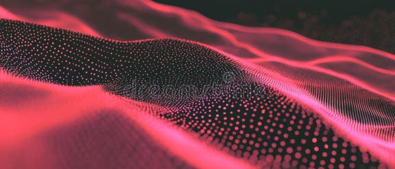 Complex Networks of Data Points Create Dynamic Visual Connections in a 3D Space Stock ...