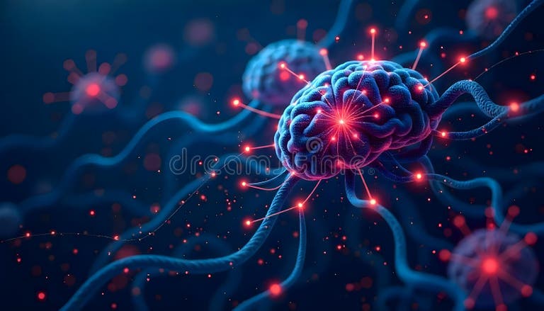 Complex Neural Network with a Central Brain-like Structure, Surrounded ...