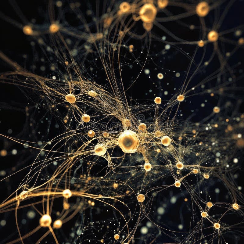 909 Golden Neural Network Pattern Stock Photos - Free & Royalty-Free ...