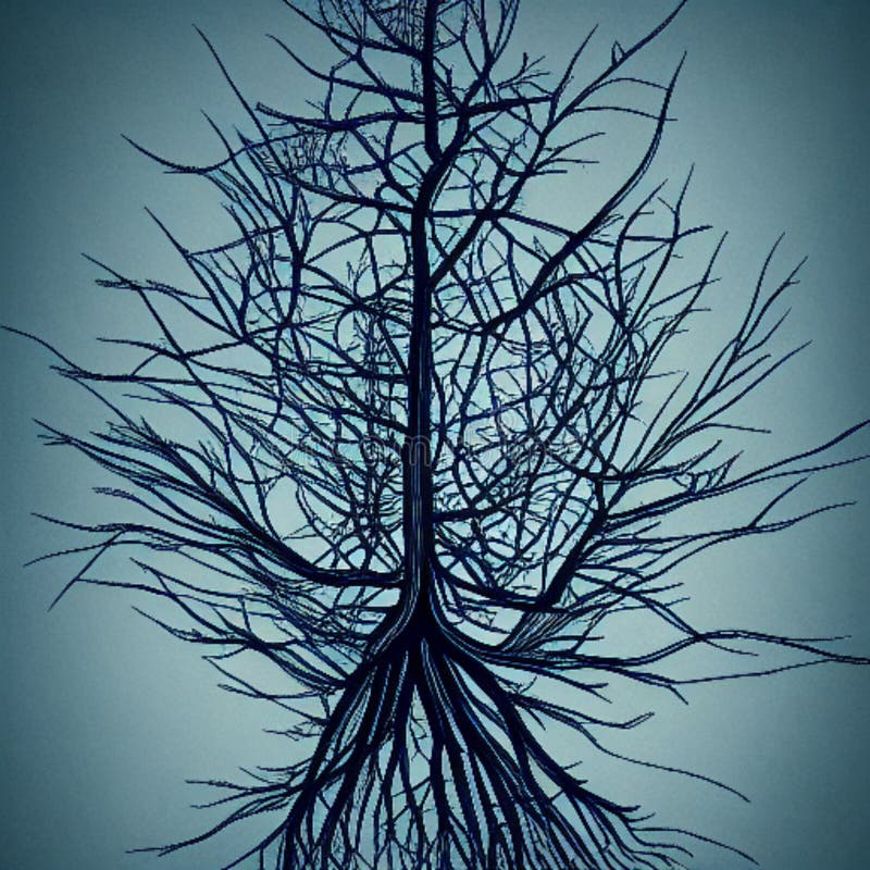 Complex Neuron Computer Generated Image Branches Stock Illustration ...