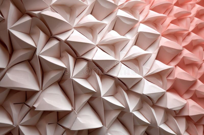 Complex Origami Tessellation Patterns and Structures Stock Illustration ...