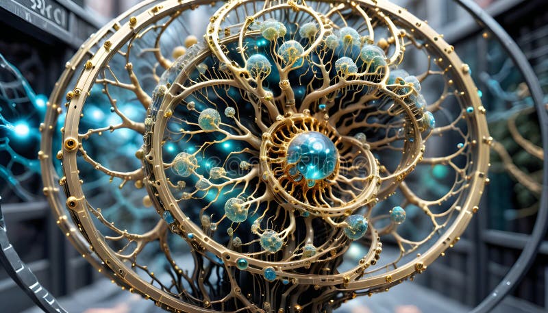 Celestial Engine of Ancient Wisdom Stock Photo - Image of drawing ...