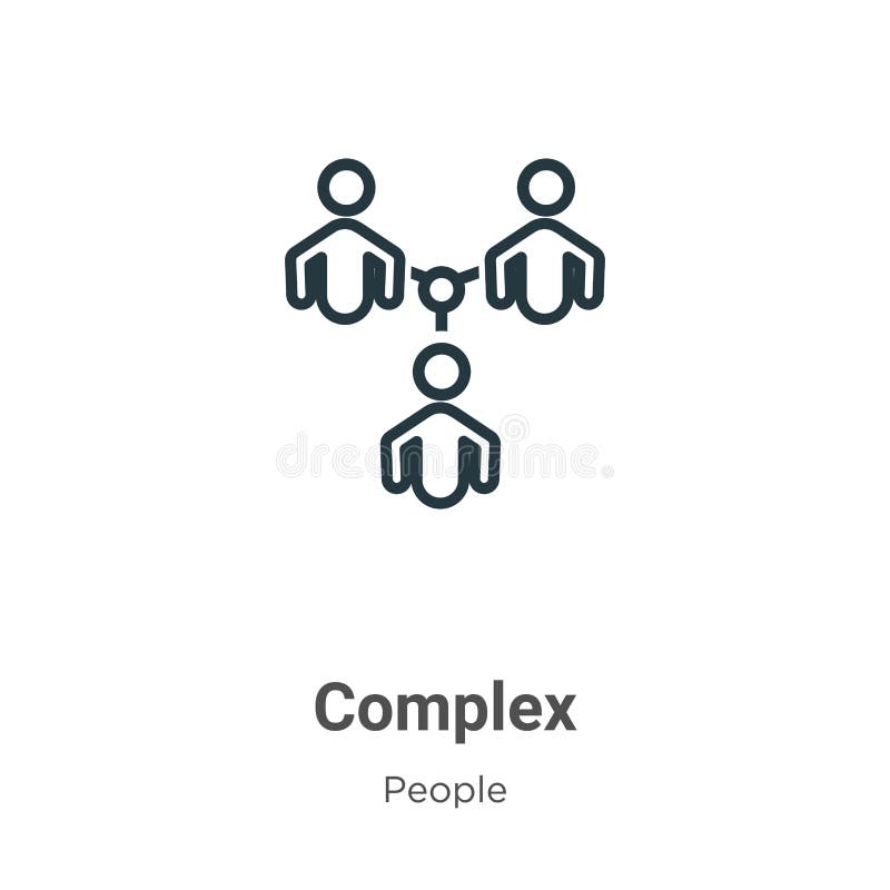 Complex Icon in Filled, Thin Line, Outline and Stroke Style. Vector ...