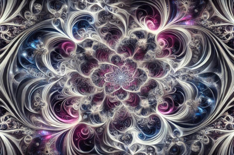 Quaternion Fractal Seamless Texture – Cosmic Multidimensional Pattern ...