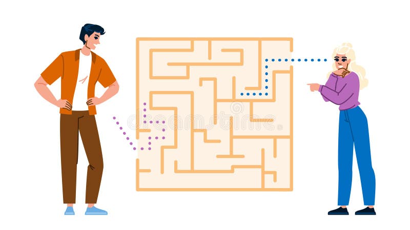 Complex Problem Solving Vector Stock Illustration - Illustration of ...