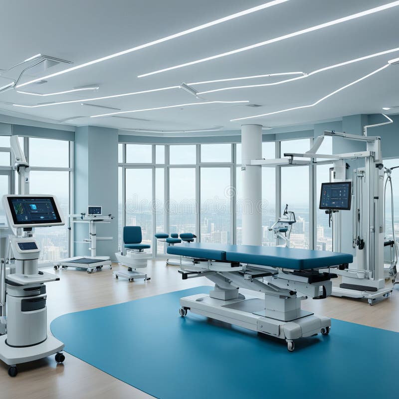 Complex Process of Physical Rehabilitation Stock Illustration ...