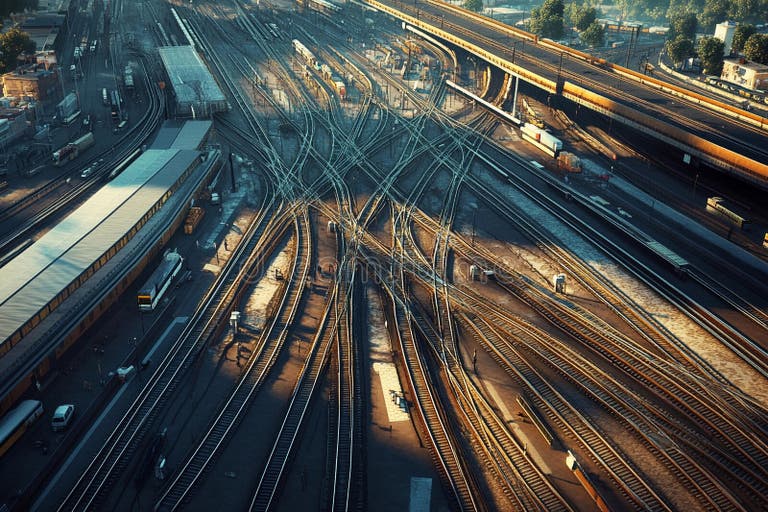 Railway Junction Stock Illustrations – 1,101 Railway Junction Stock ...