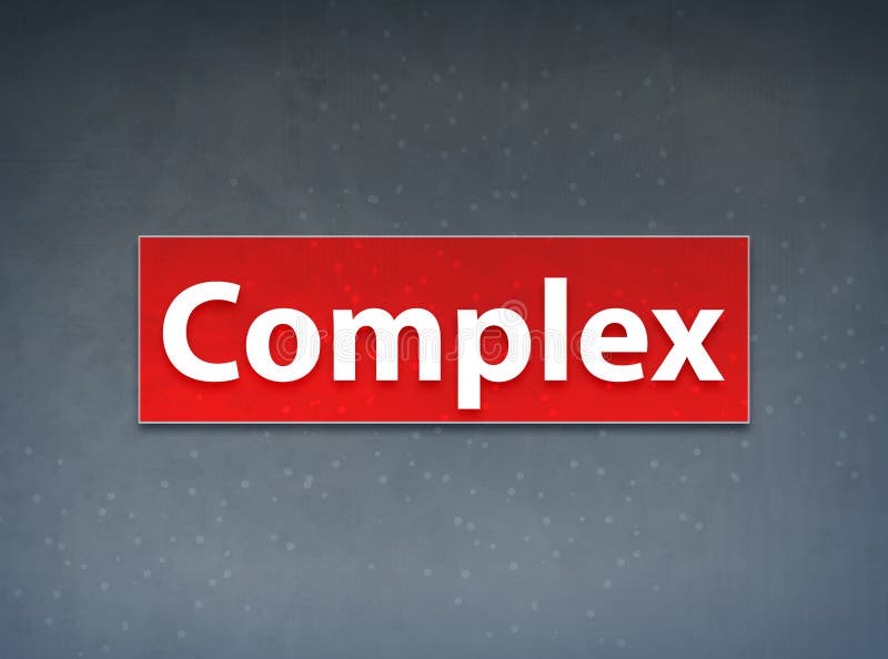 Complex Red Banner Abstract Background Stock Illustration ...