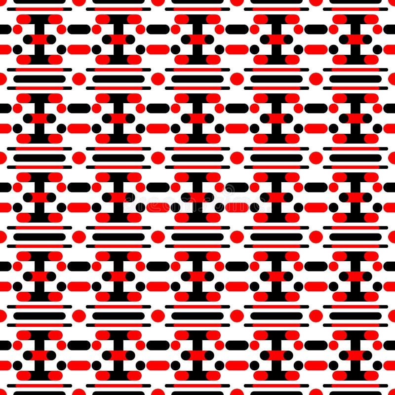 Complex Red Black Pattren Background Stock Vector - Illustration of ...