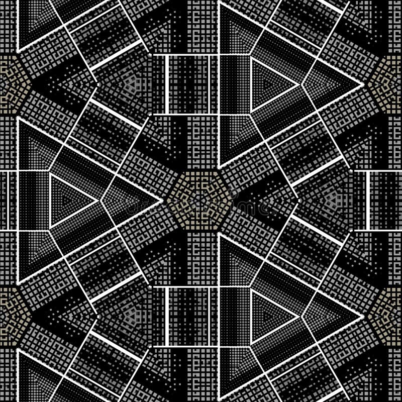 Infinite Grid Pattern and Design To Far Distant Vanishing Point Stock ...