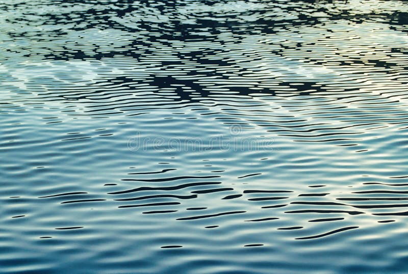 Complex Ripple Reflections in Sea Water Stock Image - Image of ...