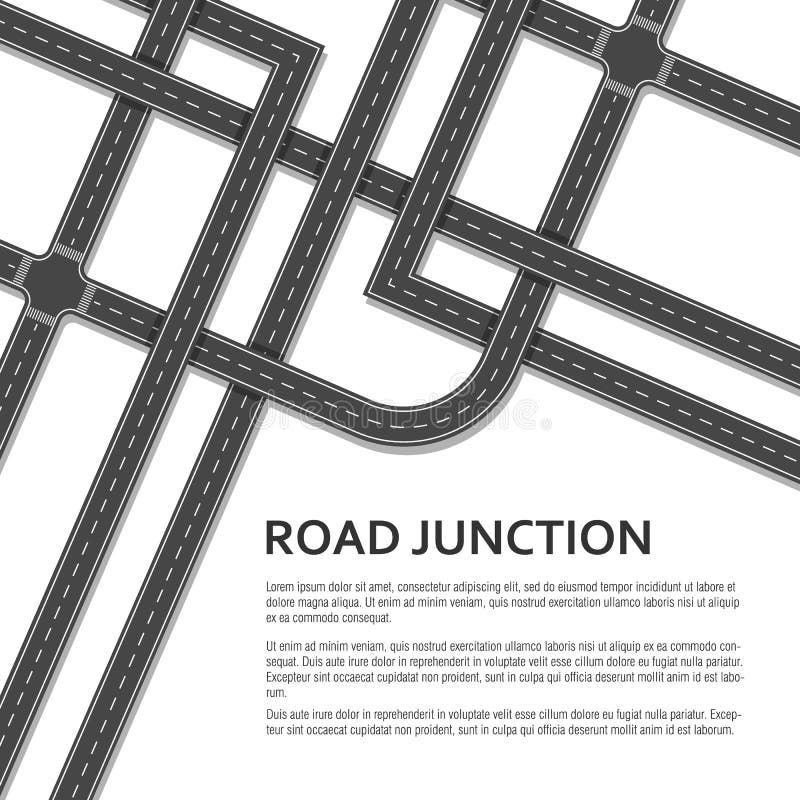 Complex Road Junction Stock Illustrations – 205 Complex Road Junction ...