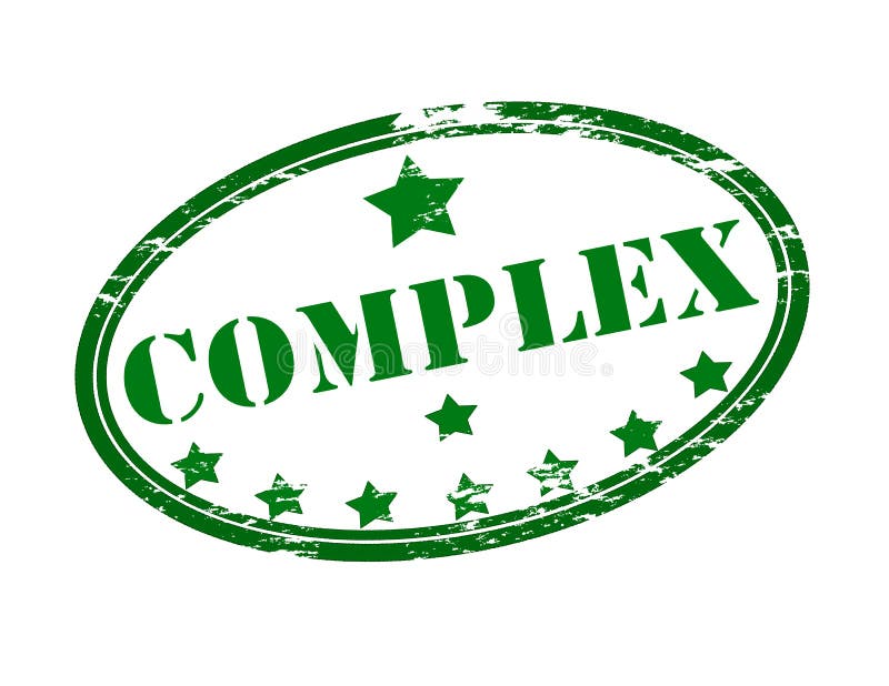 Complex stock illustration. Illustration of word, difficult - 92107777