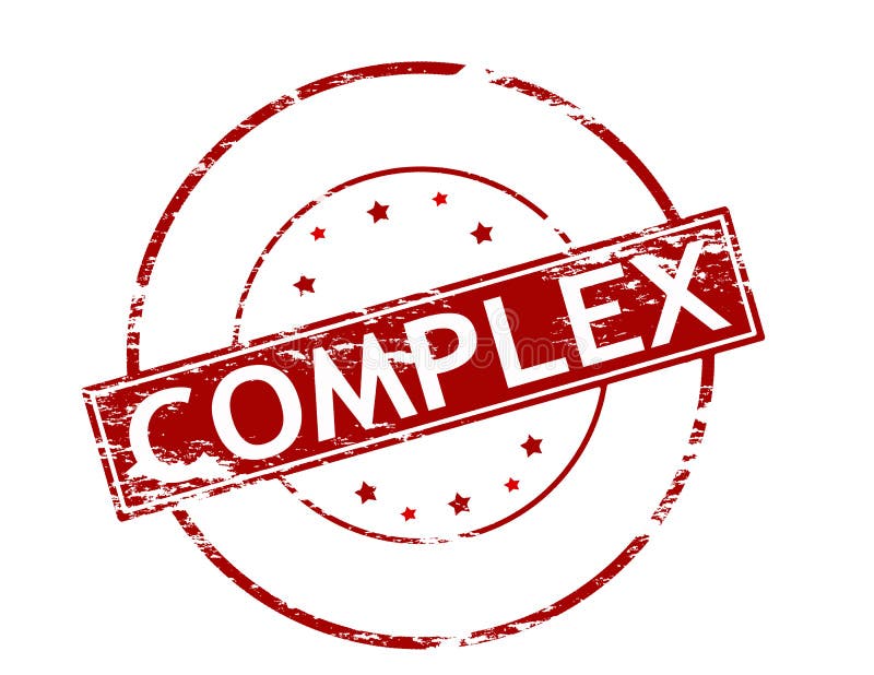 Stamp with text Complex stock vector. Illustration of round - 207234384