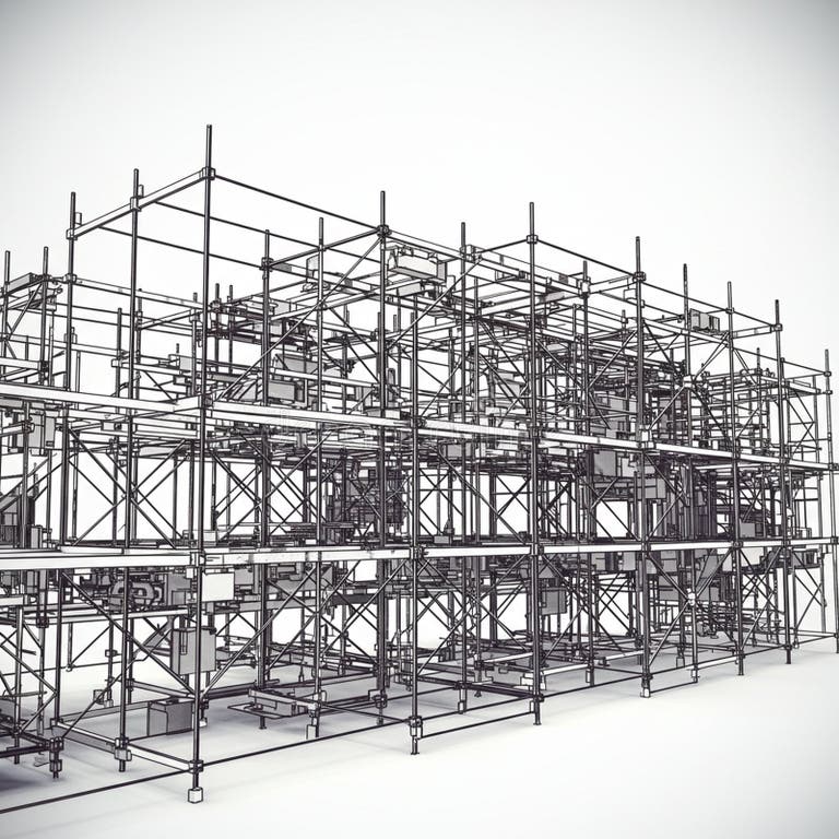 Scaffolding Poles Stock Illustrations – 90 Scaffolding Poles Stock ...