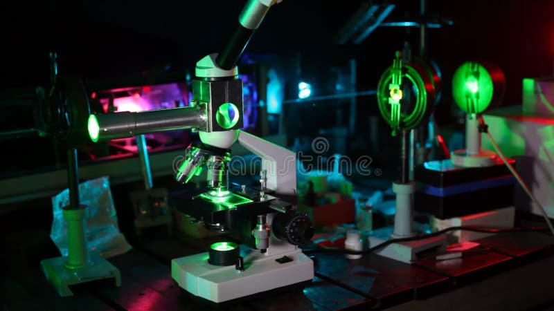 Complex of Scientific Devices from Laser, Stock Video - Video of beam ...