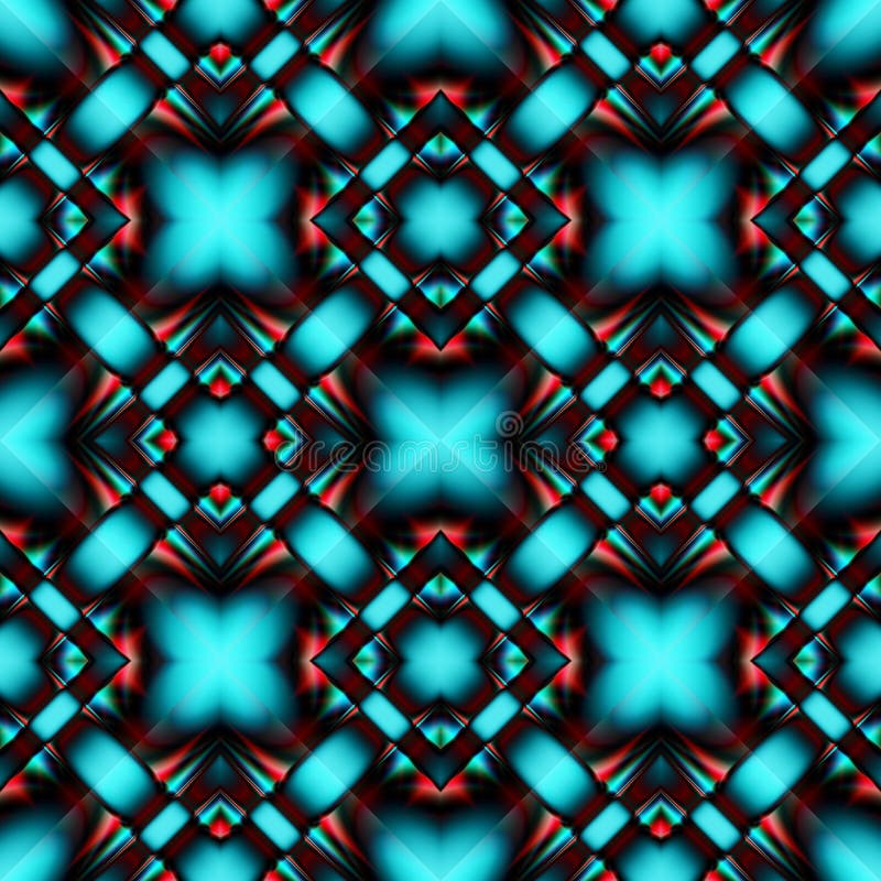 Complex Seamless Pattern of Rhombuses Stock Vector - Illustration of ...