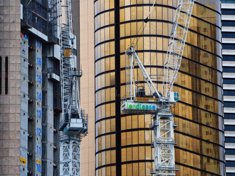 Complex Detail of High Rise Construction Site Editorial Image - Image ...