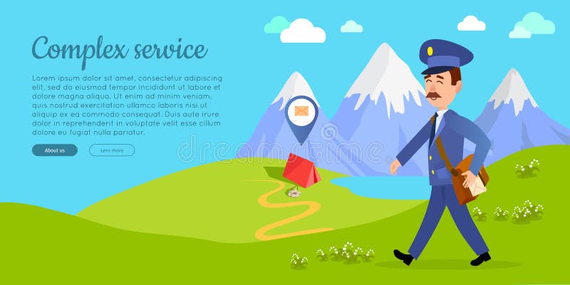 Walking Postman Stock Illustrations – 189 Walking Postman Stock ...
