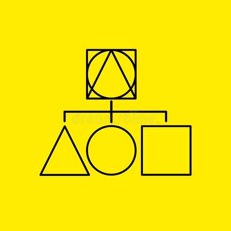 Complex and Simple Geometric Abstract Line Concept Stock Vector ...