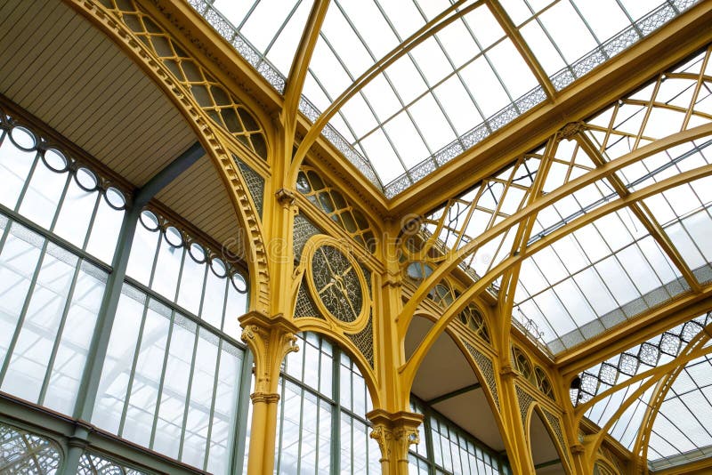 Complex Building Structural Detail Stock Illustration - Illustration of ...